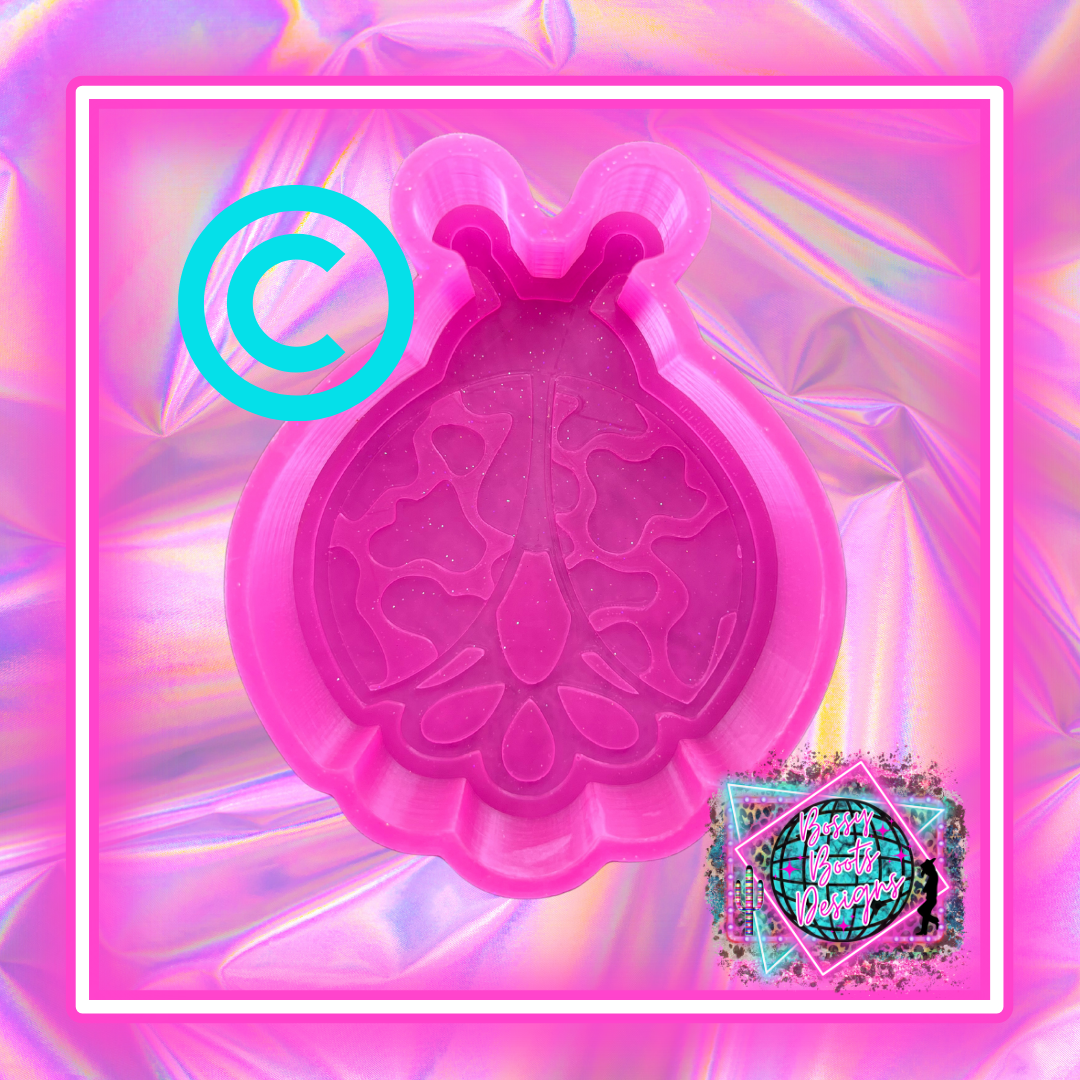 Cow Print Concho Lady Bug (Exclusive) – Cured Aroma Beads