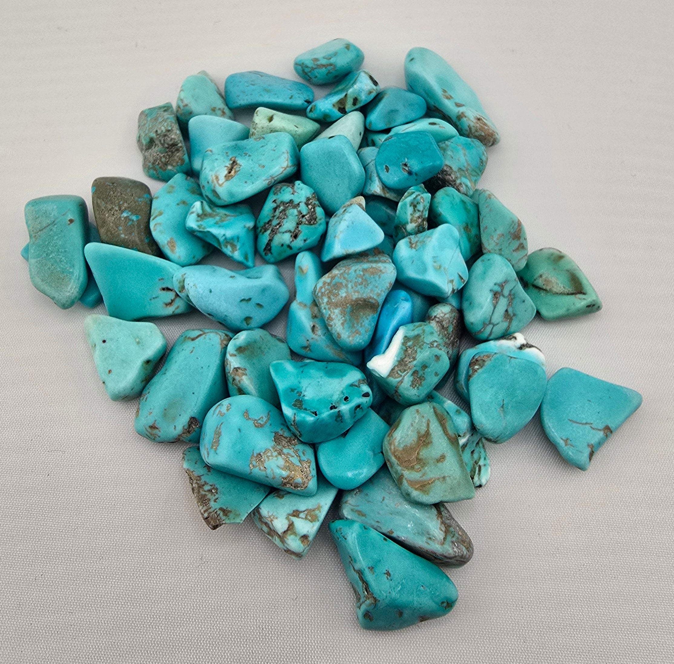Large Turquoise Stones – Cured Aroma Beads